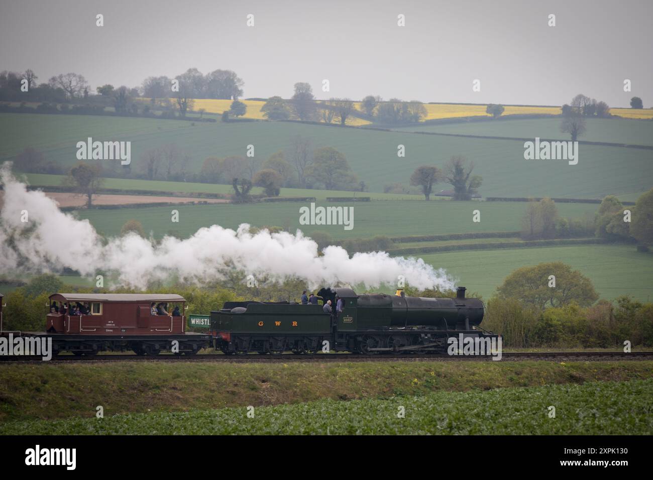 Steam on the Watercress Line Stock Photo - Alamy