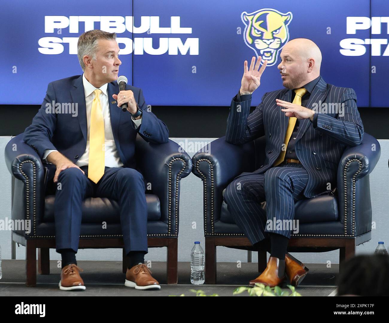 Miami, United States Of America. 06th Aug, 2024. Scott Carr and Pitbull ...