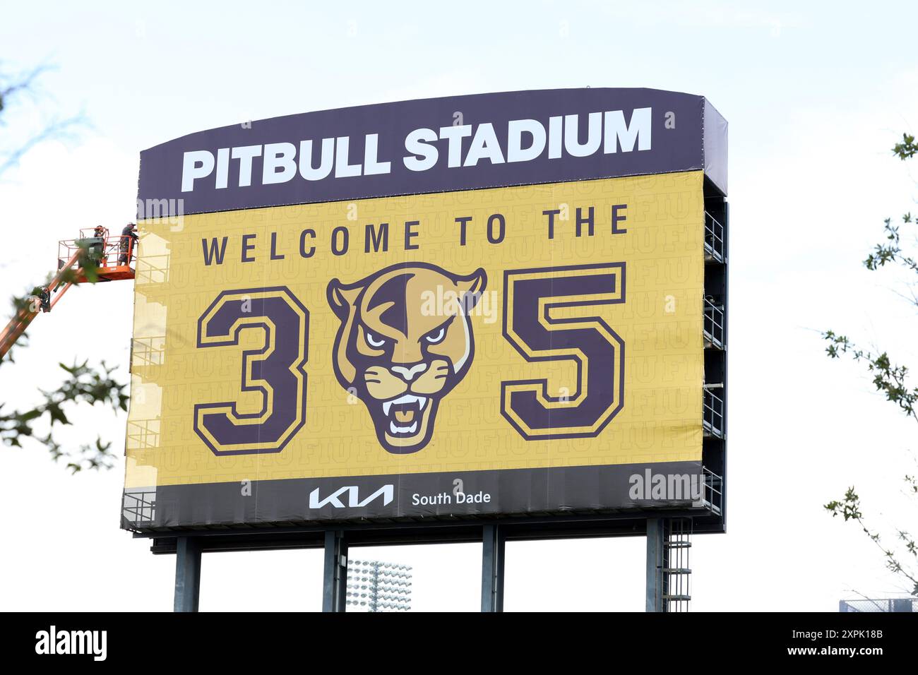General view during FIU Pitbull Stadium announcement at Tamiami Hall at ...