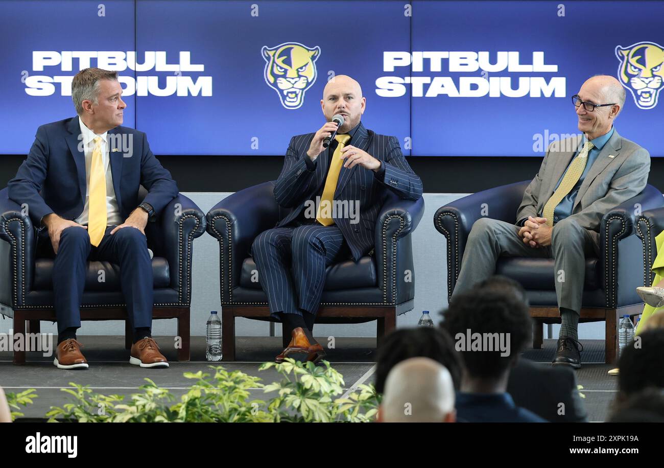 Miami, United States Of America. 06th Aug, 2024. Scott Carr and Pitbull ...