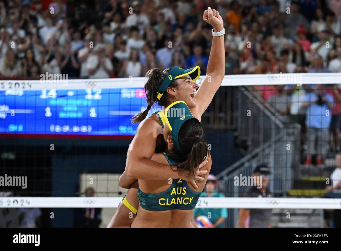 Paris, France. 06th Aug, 2024. Australian beach volleyball player ...