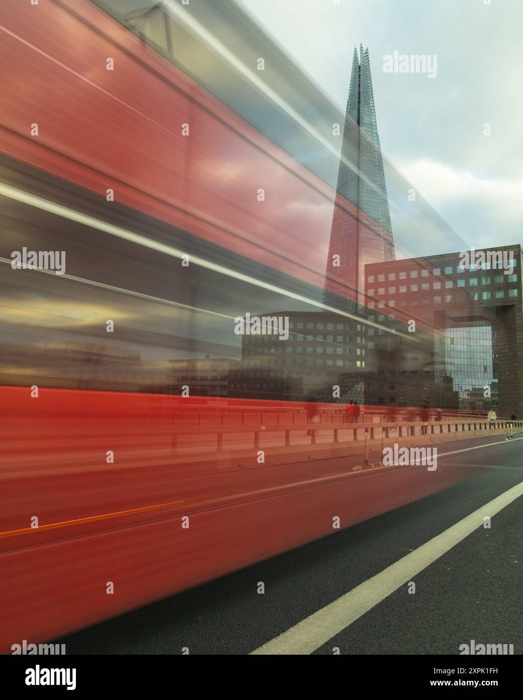 Long exposure bus on bridge hi-res stock photography and images - Alamy
