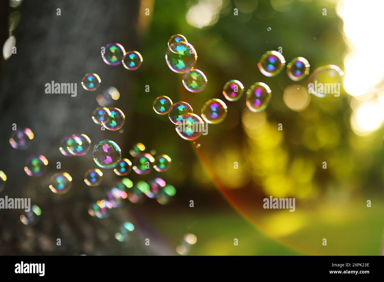 Beautiful blowing bubbles hi-res stock photography and images - Alamy
