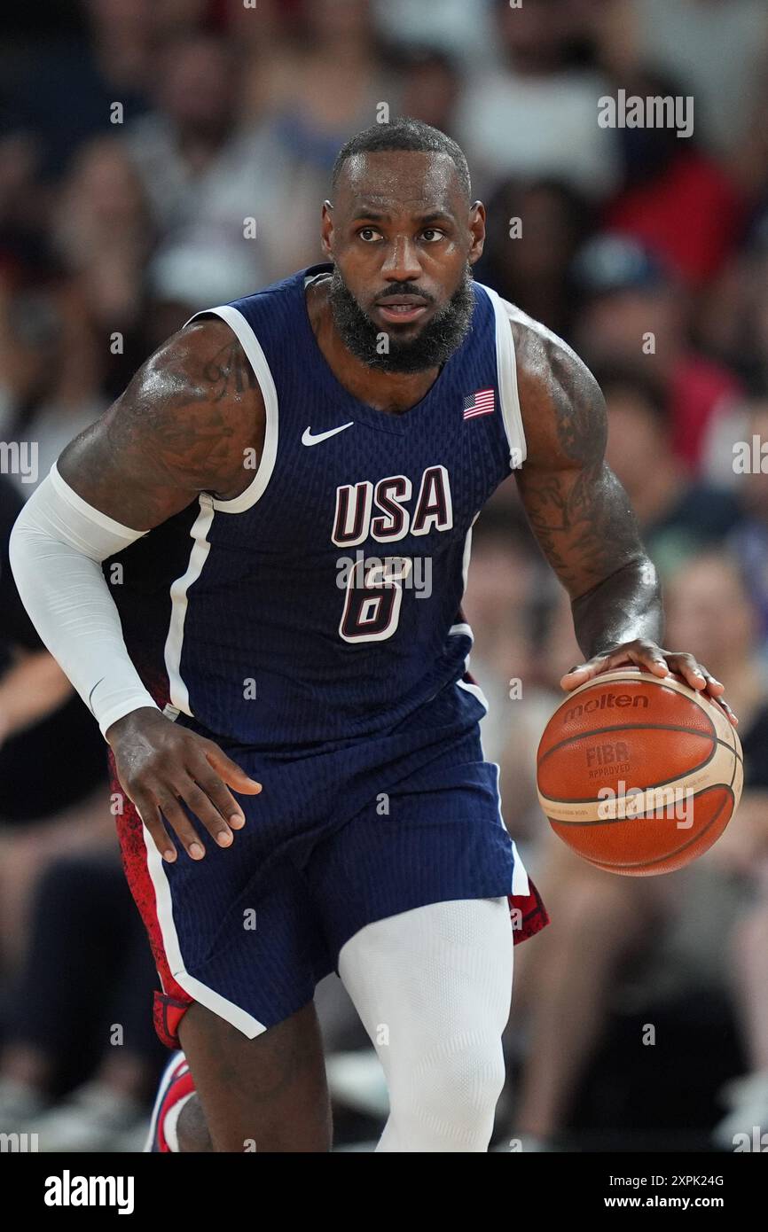 Paris, France. 06th Aug, 2024. Olympics, Paris 2024, basketball ...
