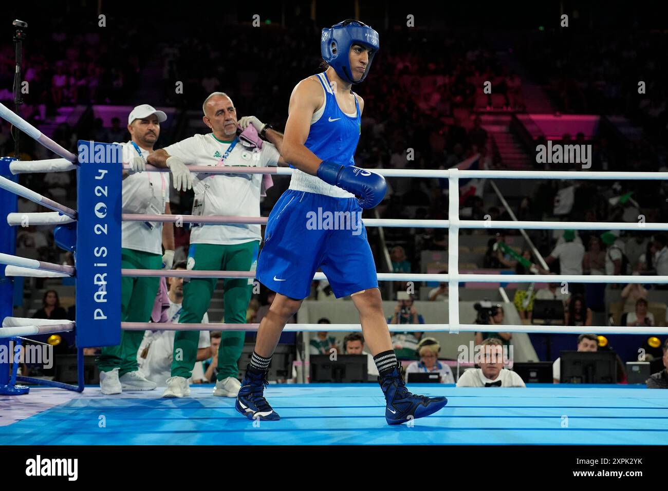 Algeria's Imane Khelif prepares to fight Thailand's Janjaem ...