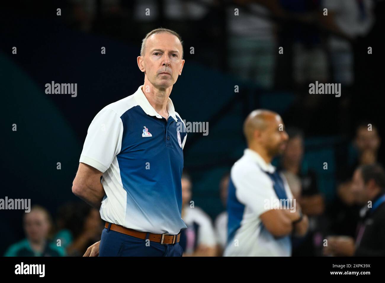Coach Vincent COLLET ( France ), Basketball, Men's Quarterfinal between ...