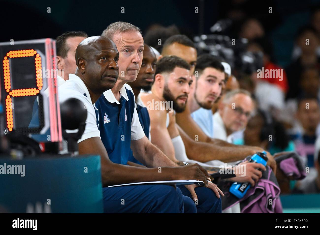 Coach Vincent COLLET ( France ), Basketball, Men's Quarterfinal between ...