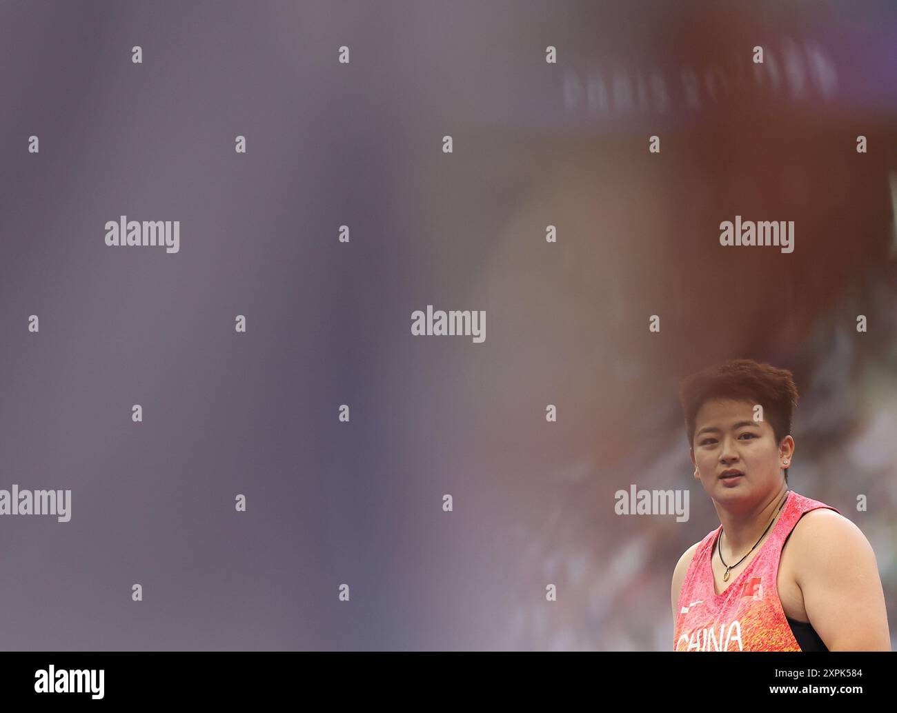 Paris, France. 6th Aug, 2024. Zhao Jie of China reacts during the women ...