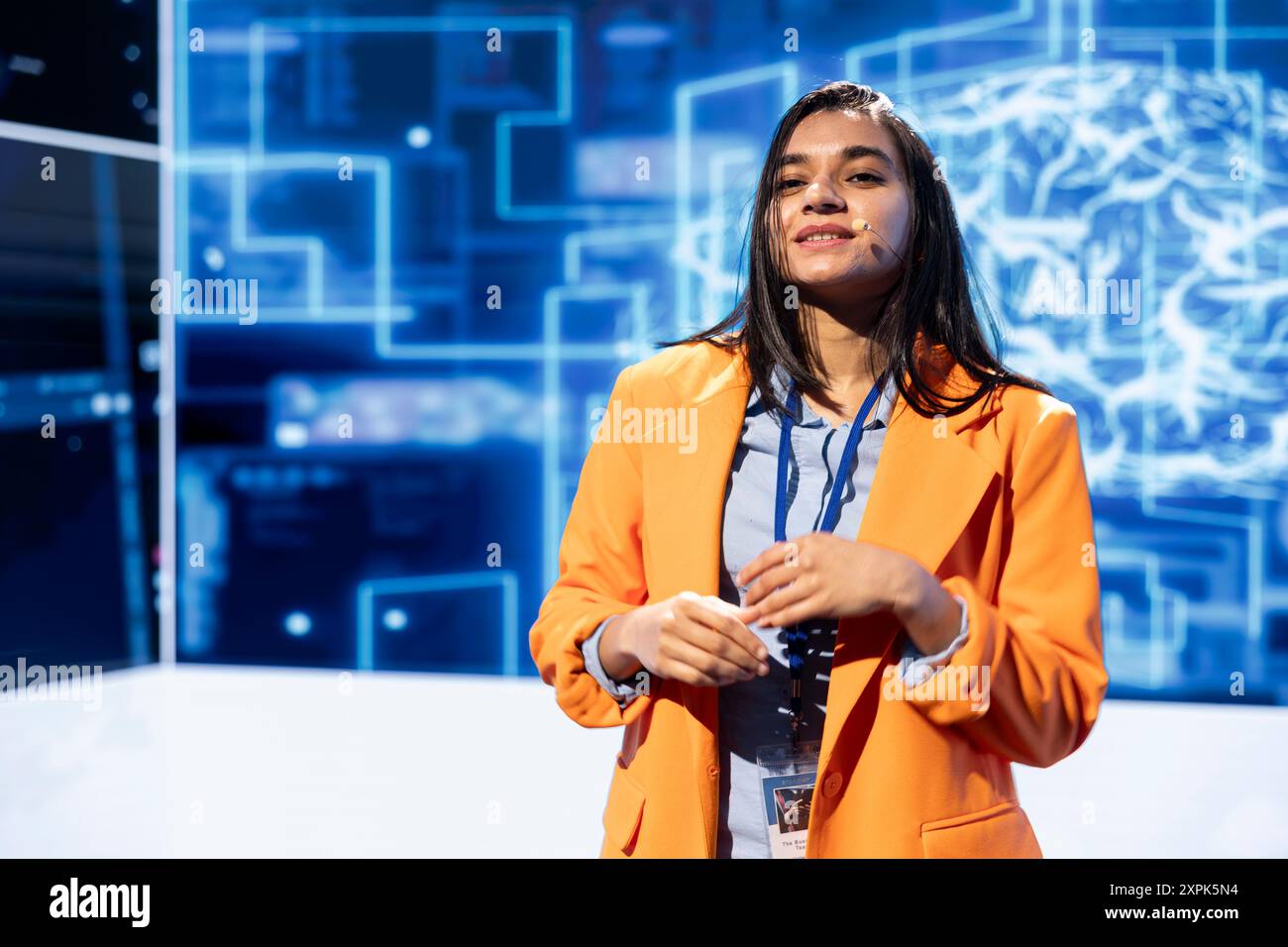 Helping speaker hi-res stock photography and images - Alamy