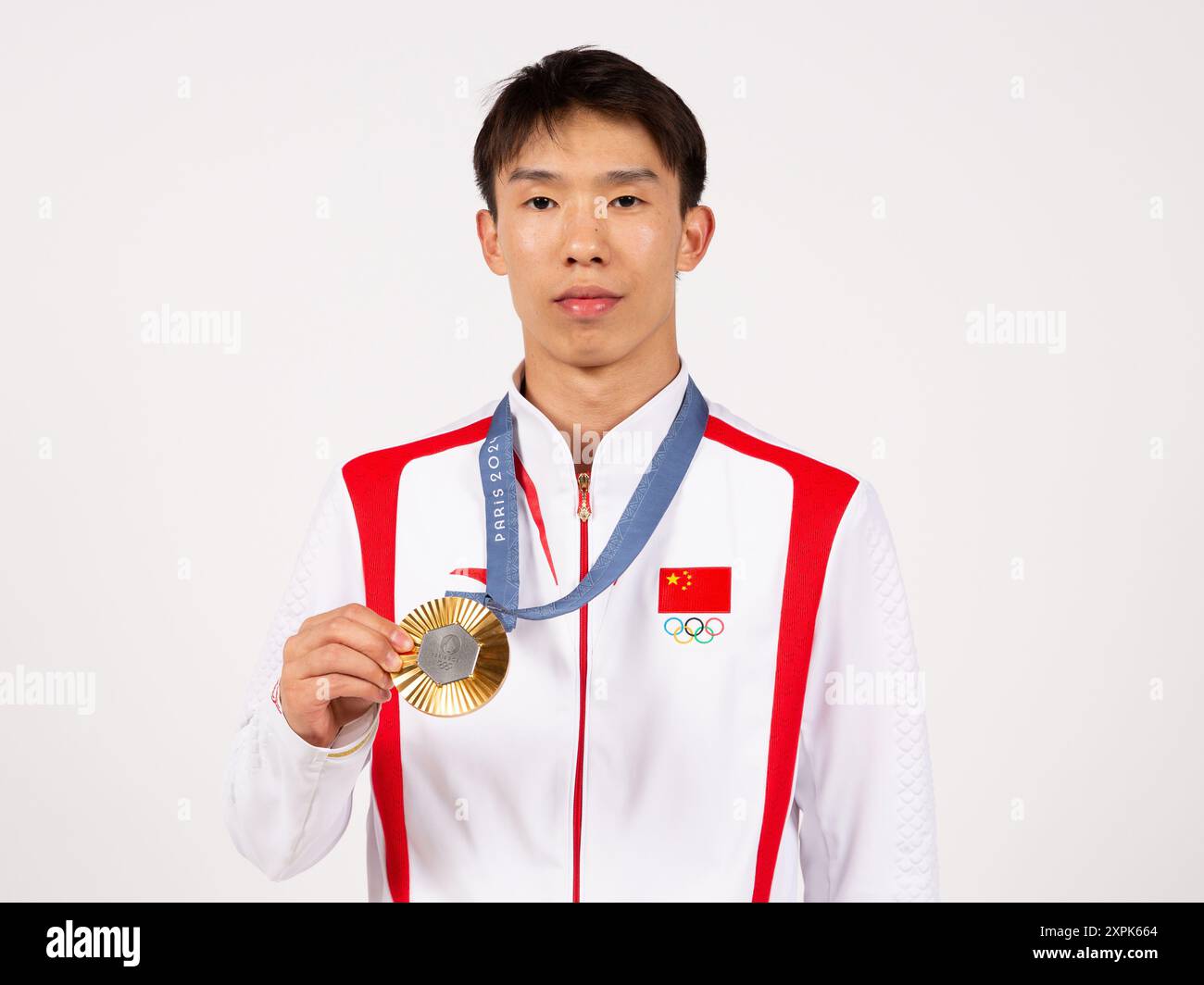 Paris, France. 5th Aug, 2024. China's men's synchronized 3m springboard ...