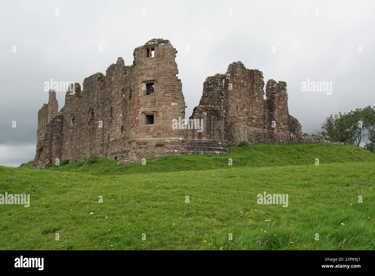 Brough Castle is a ruined castle in the village of Brough in Cumbria ...