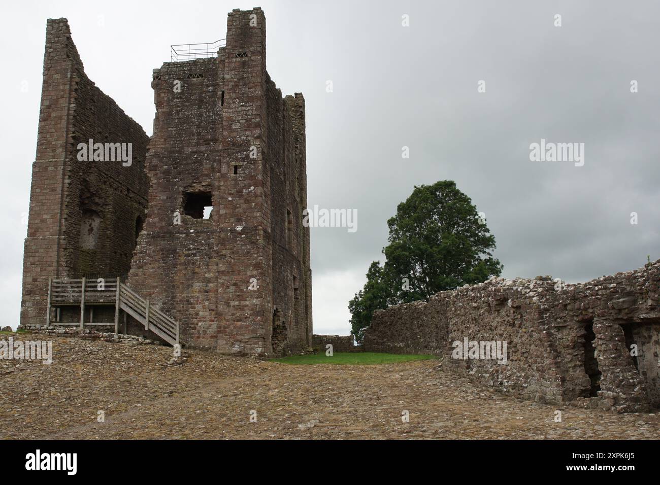 Brough Castle is a ruined castle in the village of Brough in Cumbria ...
