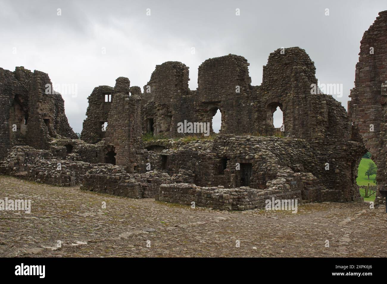 Brough Castle is a ruined castle in the village of Brough in Cumbria ...