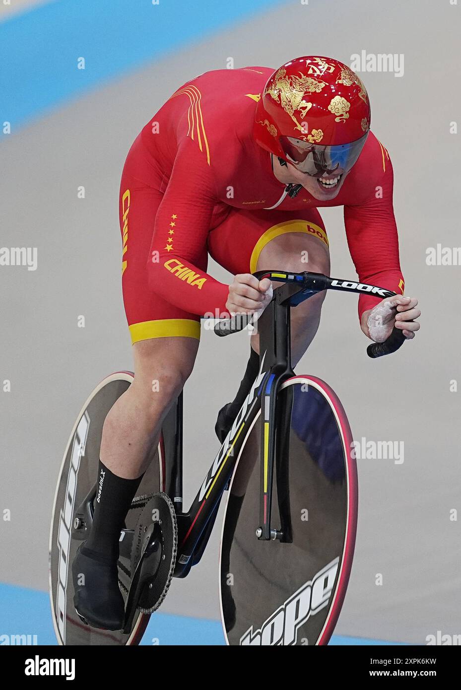 Paris, France. 6th Aug, 2024. Liu Qi of China competes during the ...