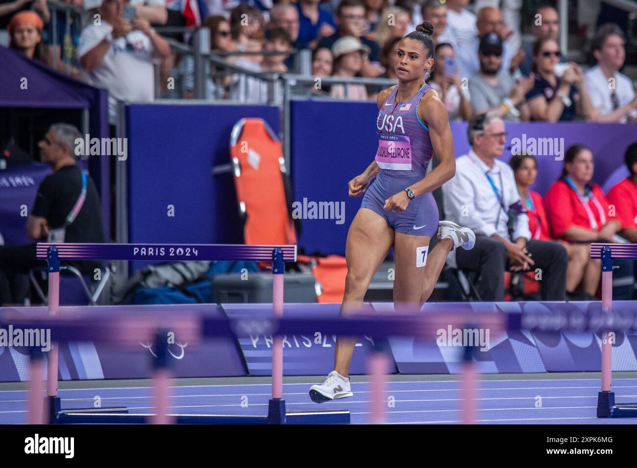 Sydney mclaughlin levrone hurdles hi-res stock photography and images ...