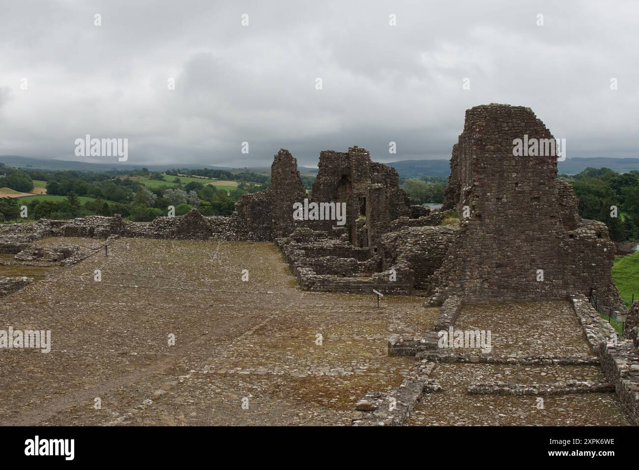 Brough Castle is a ruined castle in the village of Brough in Cumbria ...