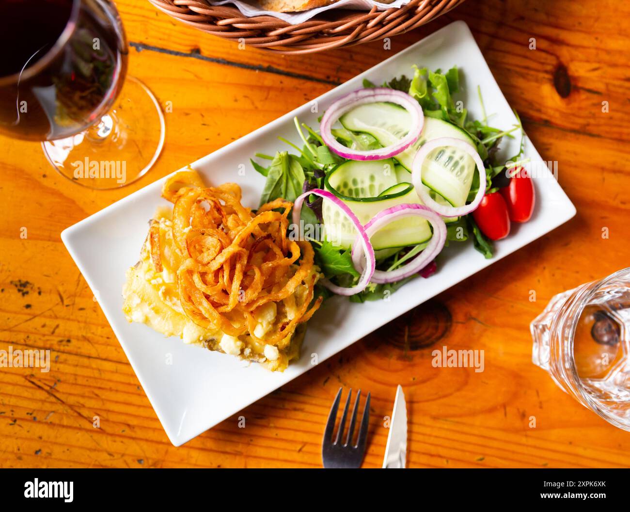 Traditional french pie with bacon and cheese - quiche lorraine Stock ...