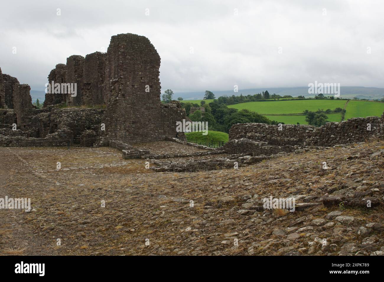 Brough Castle is a ruined castle in the village of Brough in Cumbria ...