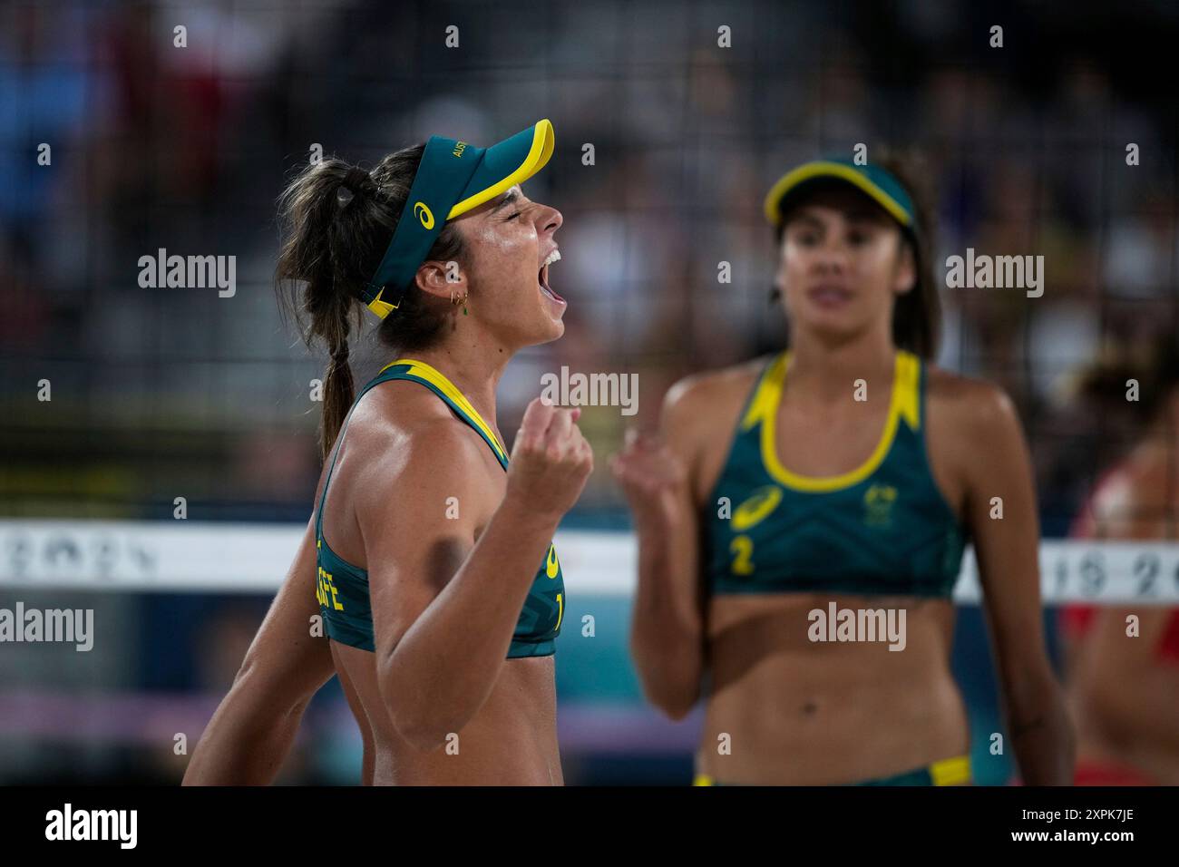 Australia's Mariafe Artacho Del Solar and Taliqua Clancy react during ...