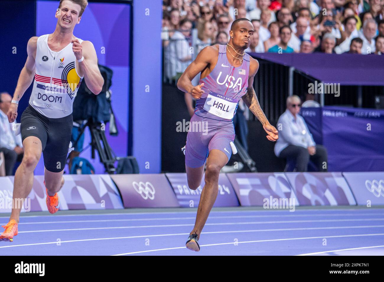 Quincy Hall (USA), Athletics, Men's 400m Semi-Final during the Olympic Games Paris 2024 on 6 ...