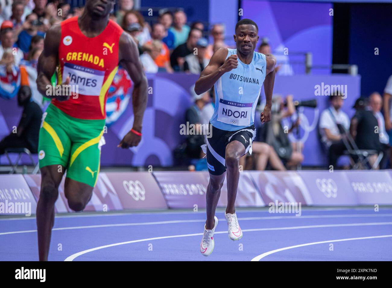 Bayapo Ndori (BOT), Athletics, Men's 400m Semi-Final during the Olympic ...