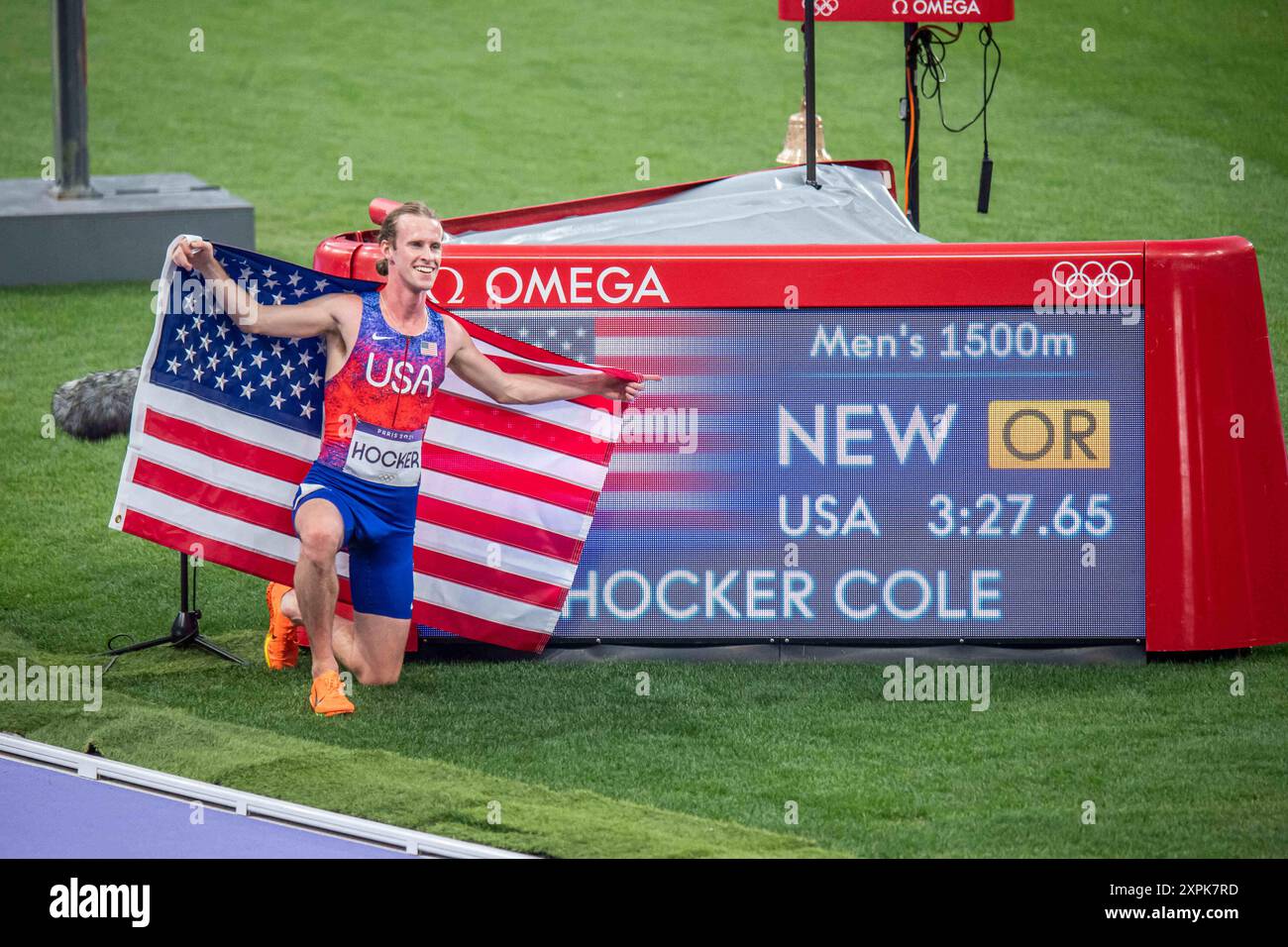 Cole Hocker (USA) Gold medal, Athletics, Men's 1500m Final during the ...