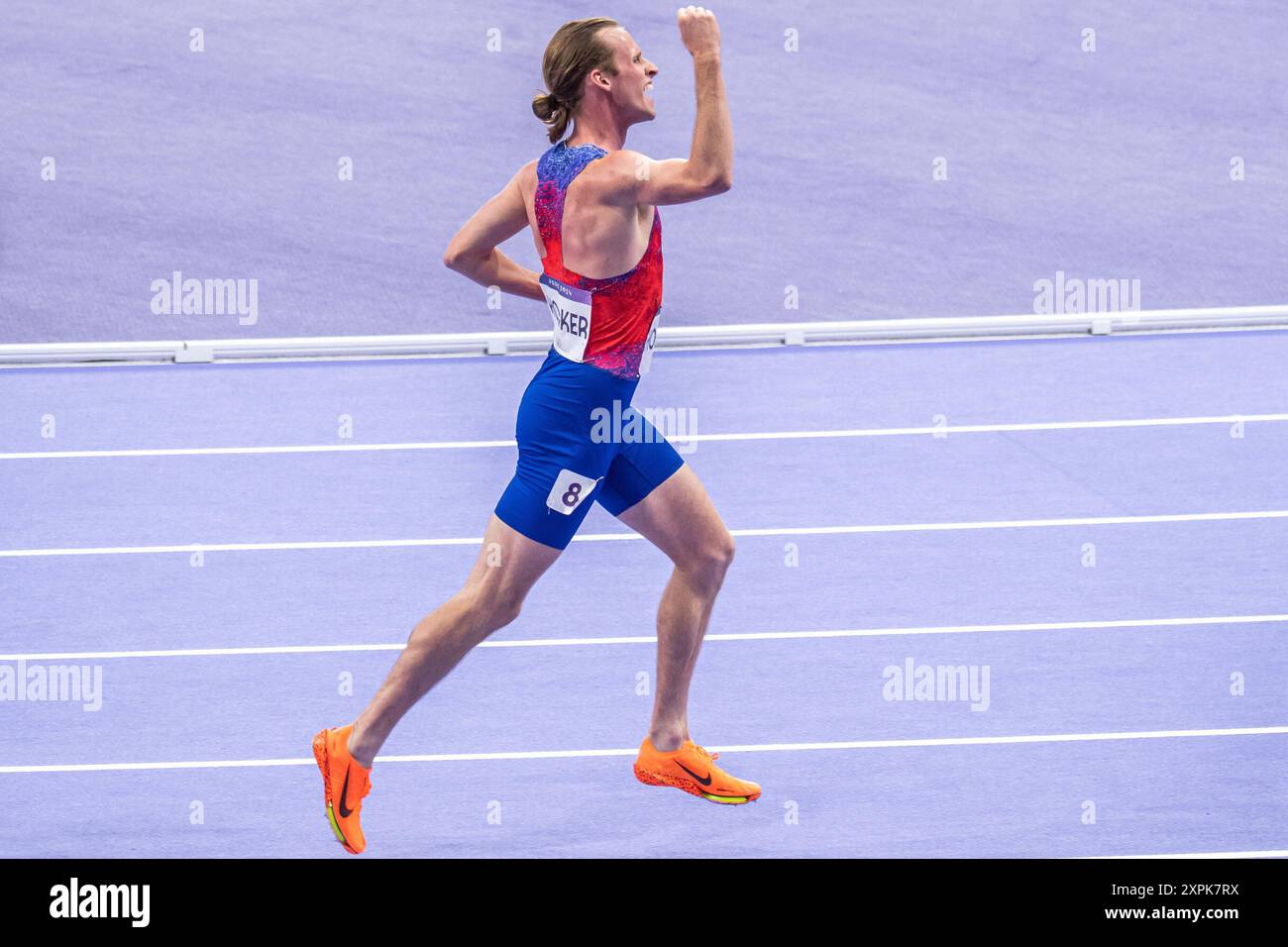 Cole Hocker (USA) Gold medal, Athletics, Men's 1500m Final during the ...