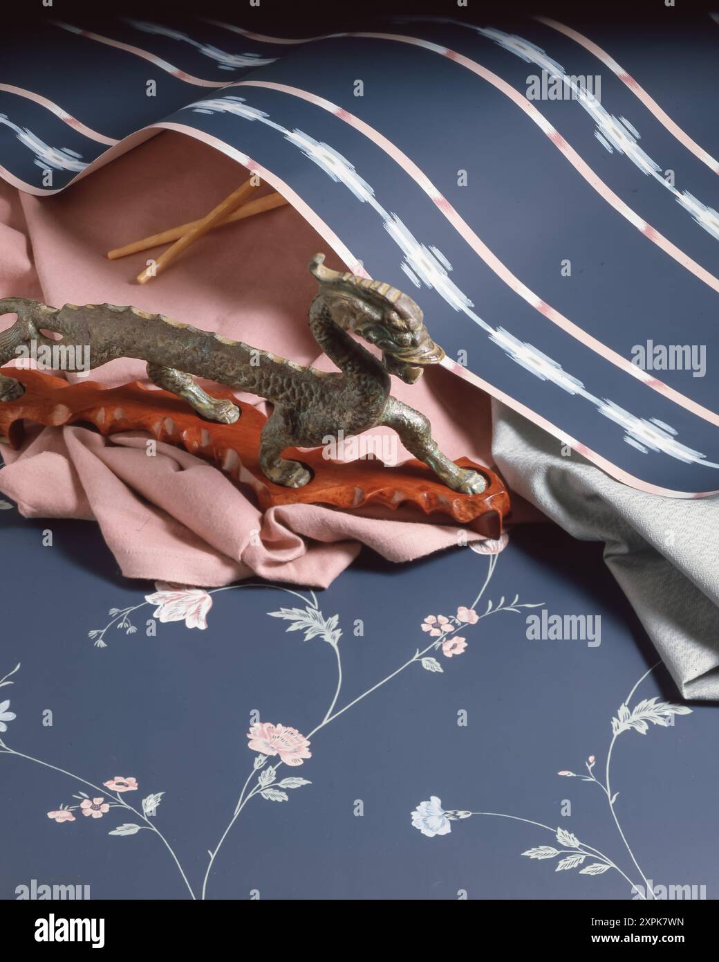 Still life, wallpaper samples Stock Photo - Alamy