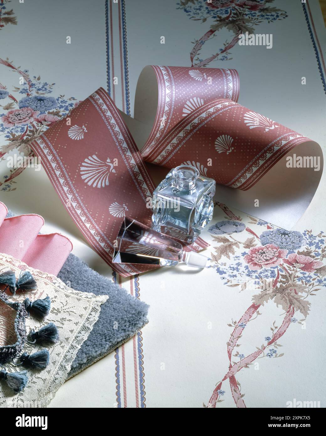 Still life, wallpaper samples Stock Photo - Alamy