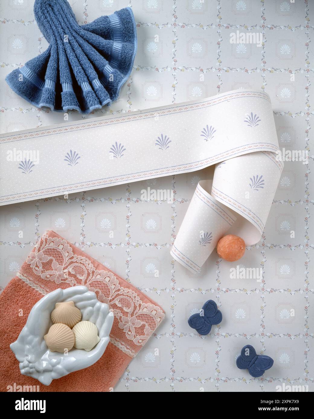 Still life, wallpaper samples Stock Photo - Alamy