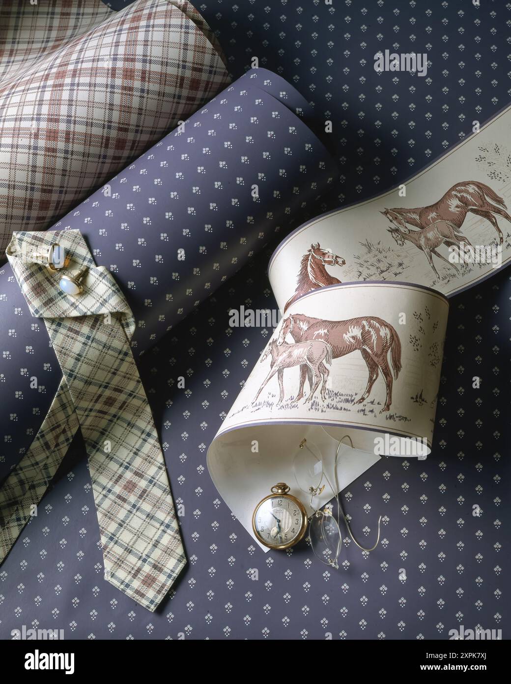 Still life, wallpaper samples Stock Photo - Alamy