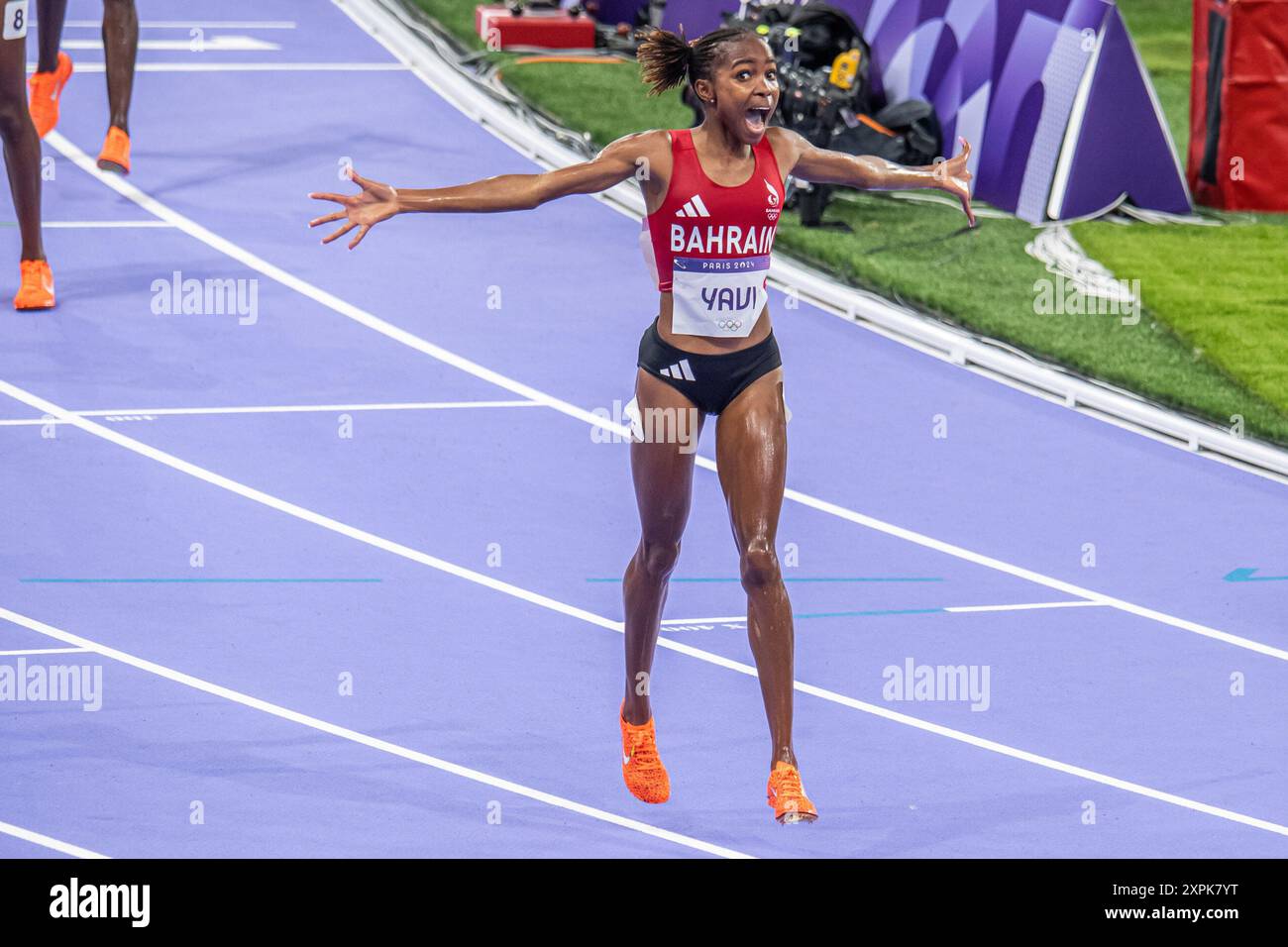 Winfred Yavi (BRN) Gold medal, Athletics, Women's 3000m Steeplechase ...