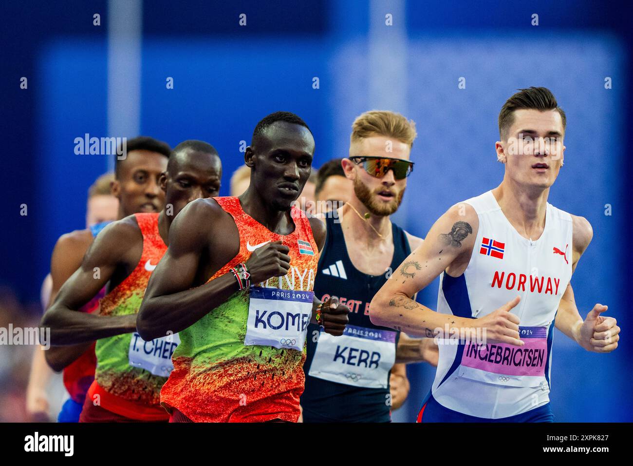 Paris, France 20240806. Brian Komen from Kenya, Josh Kerr from Great ...