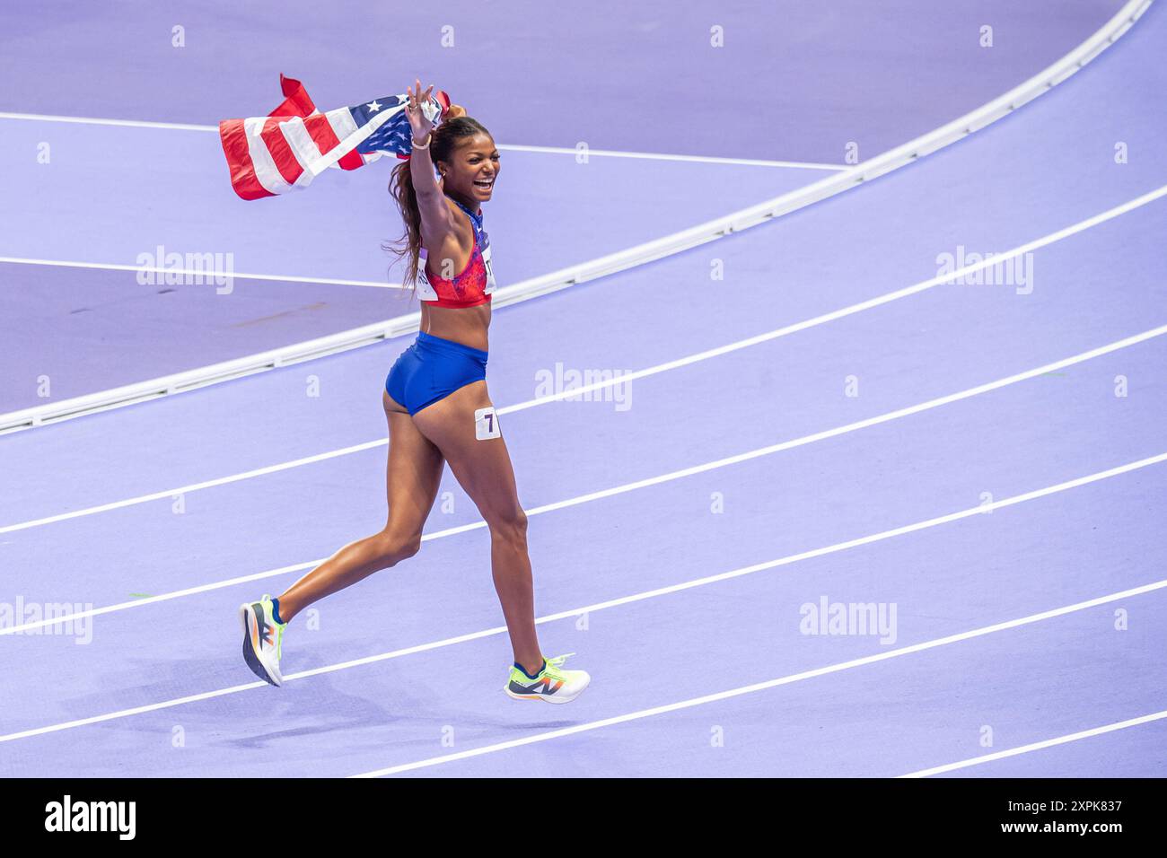 Gabrielle Thomas (USA) Gold medal, Athletics, Women's 200m Final during ...