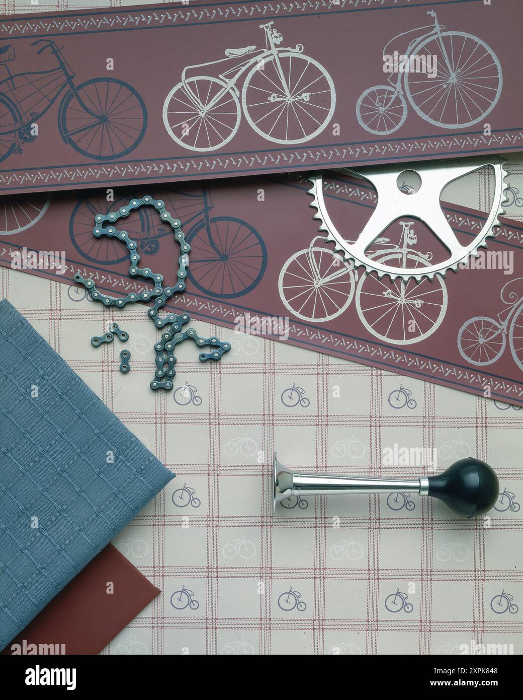 Wallpaper samples, still-life Stock Photo - Alamy