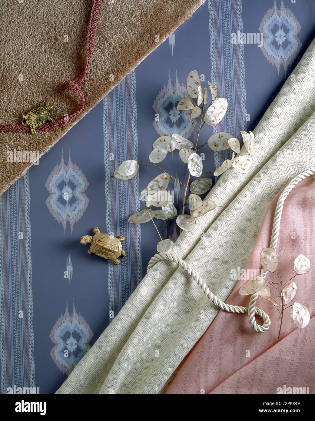Wallpaper samples, still-life Stock Photo - Alamy