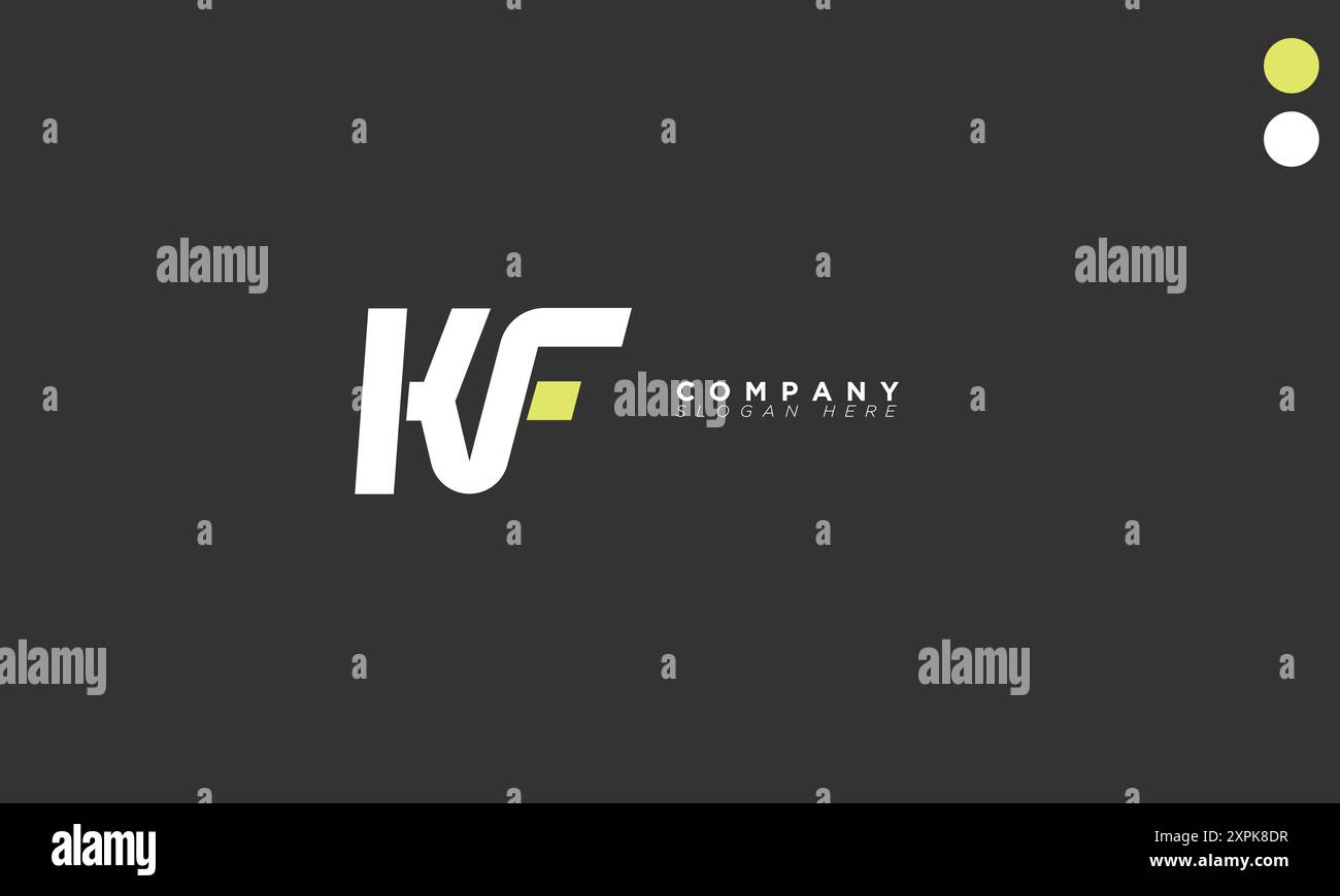 KF Alphabet letters Initials Monogram logo Stock Vector Image & Art - Alamy