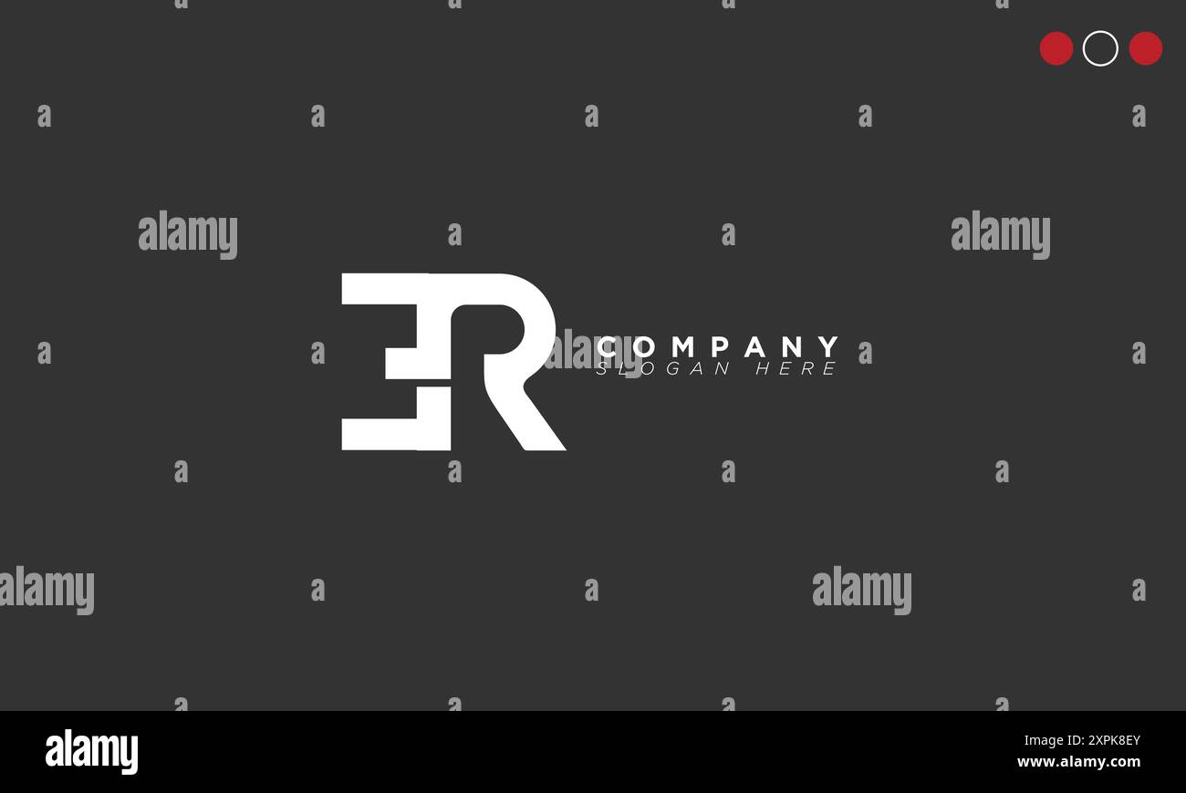 ER Alphabet letters Initials Monogram logo Stock Vector Image & Art - Alamy