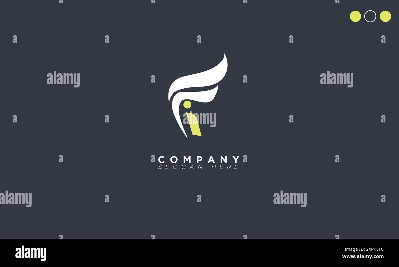 Fi initials logo Stock Vector Images - Alamy