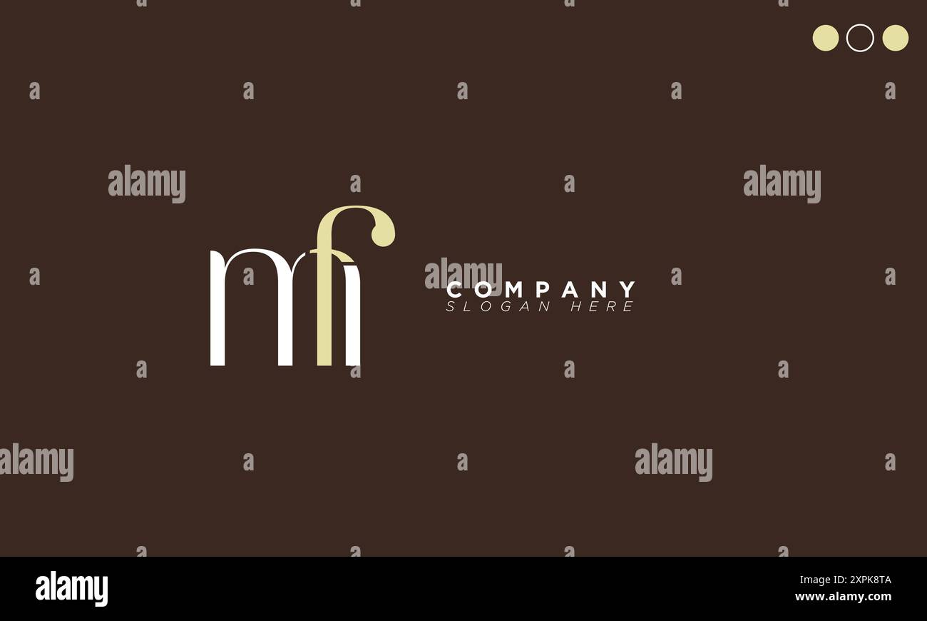 Mf logo font Stock Vector Images - Alamy