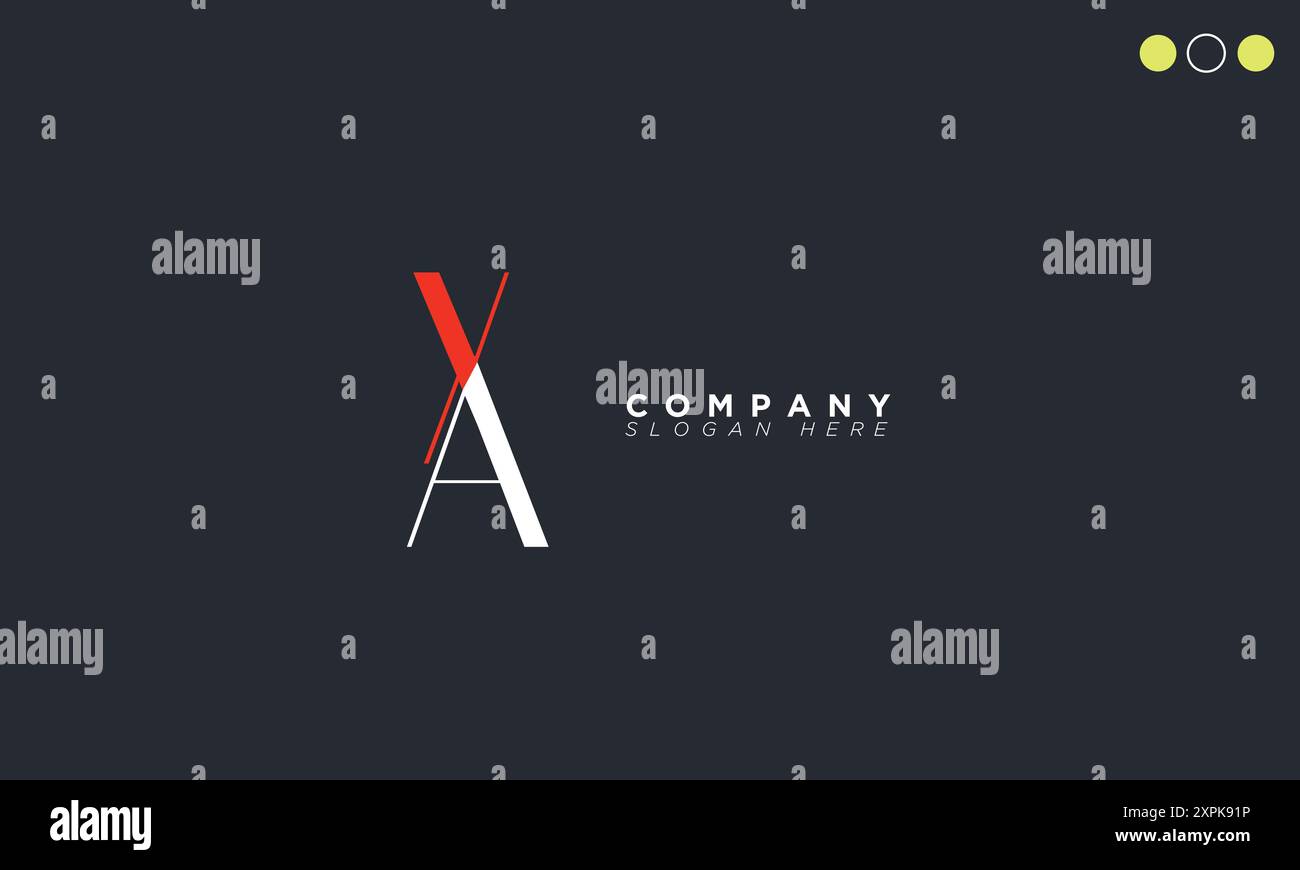 Xa initials logo Stock Vector Images - Alamy