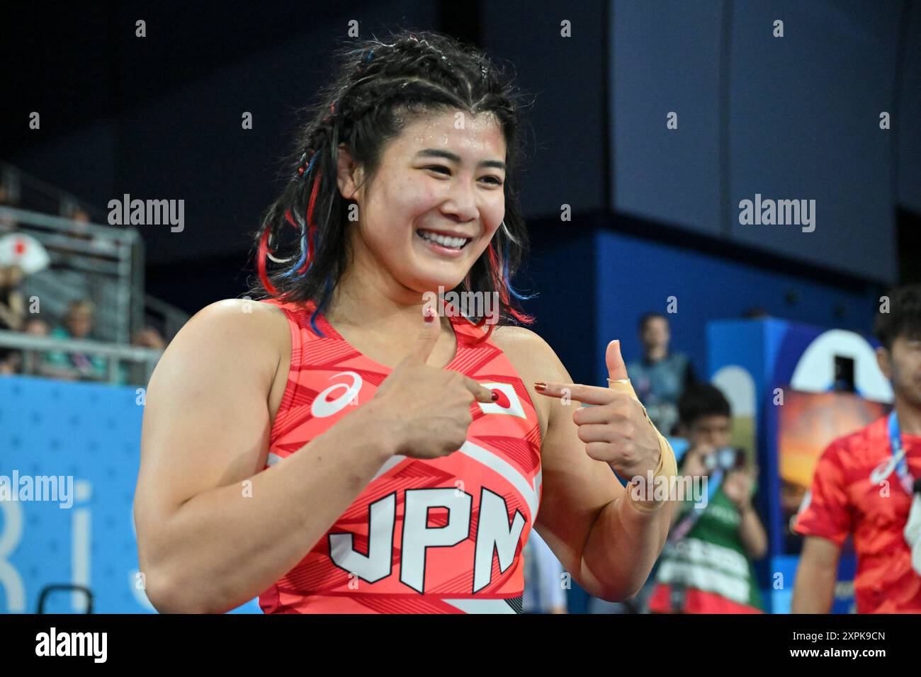 OZAKI Nonoka Japan (JPN), Bronze Medal, Women's Freesyle 68kg Wrestling Bronze Medal Match at ...