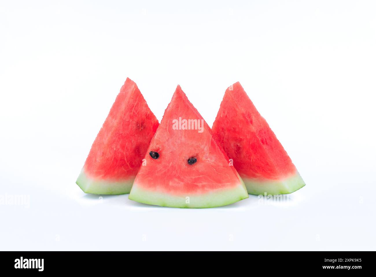 Slices red striped watermelon hi-res stock photography and images - Alamy