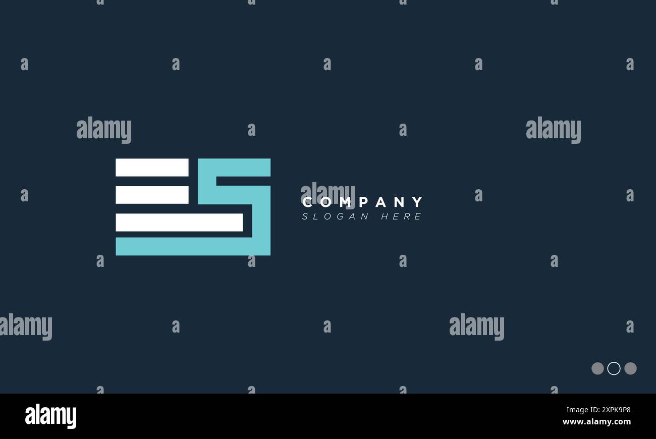Es unique logo hi-res stock photography and images - Alamy