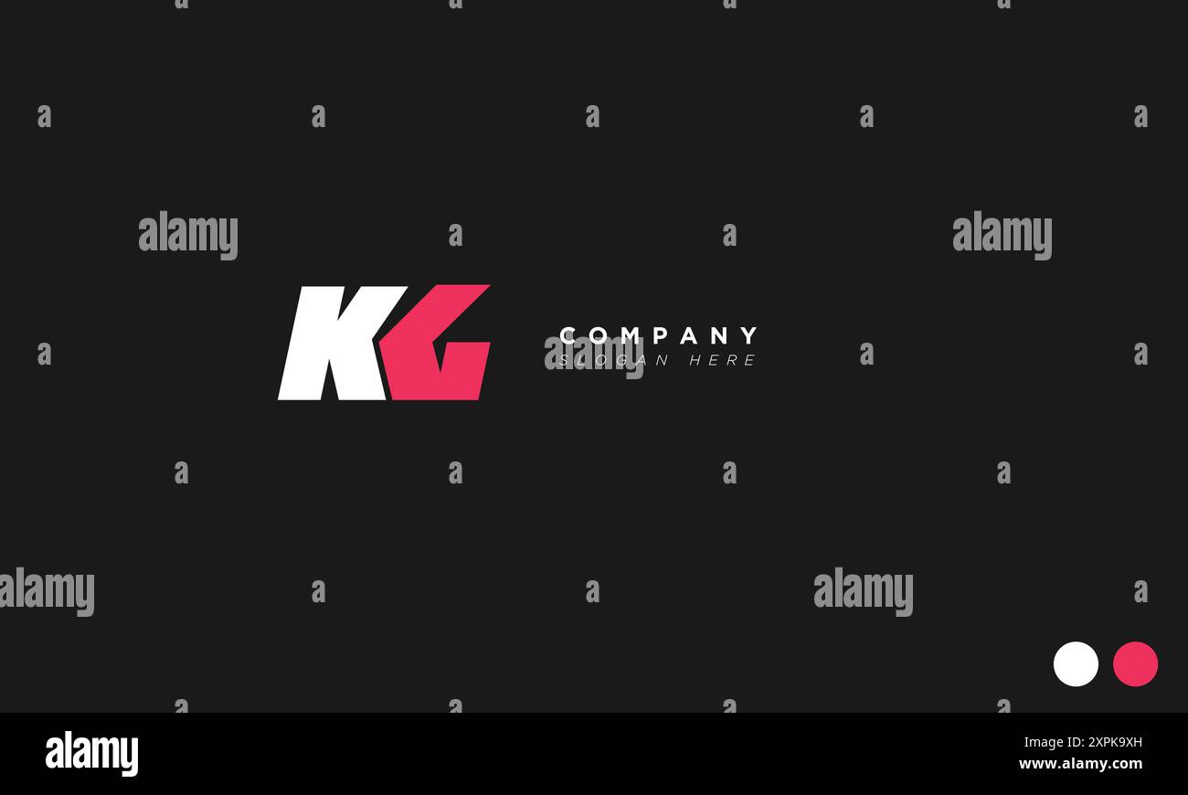 KG Alphabet letters Initials Monogram logo Stock Vector Image & Art - Alamy