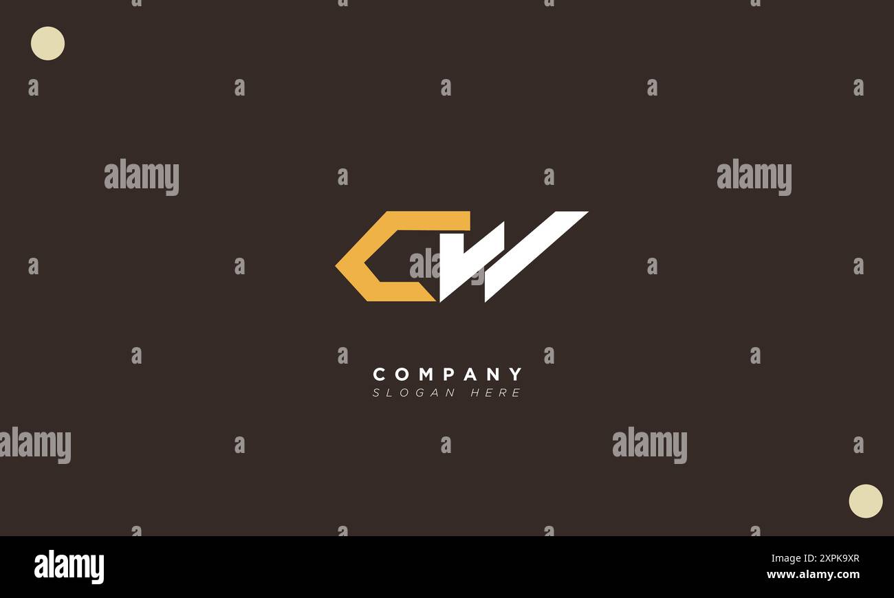 CW Alphabet letters Initials Monogram logo Stock Vector Image & Art - Alamy