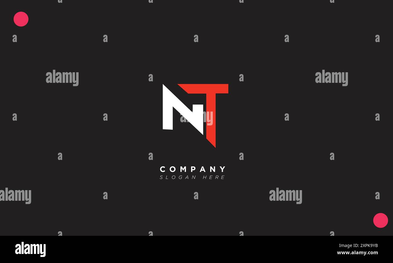 NT Alphabet letters Initials Monogram logo Stock Vector Image & Art - Alamy