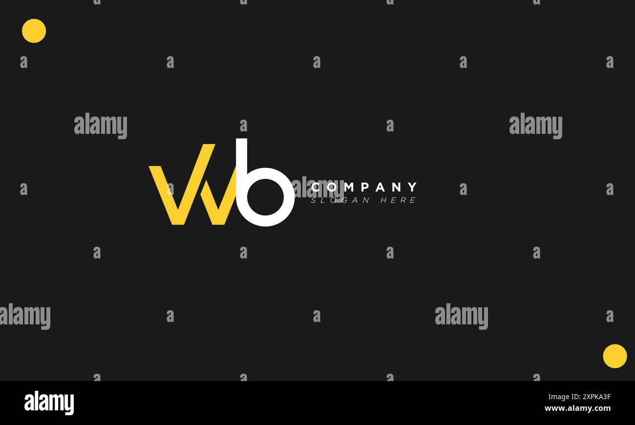 WB Alphabet letters Initials Monogram logo Stock Vector Image & Art - Alamy