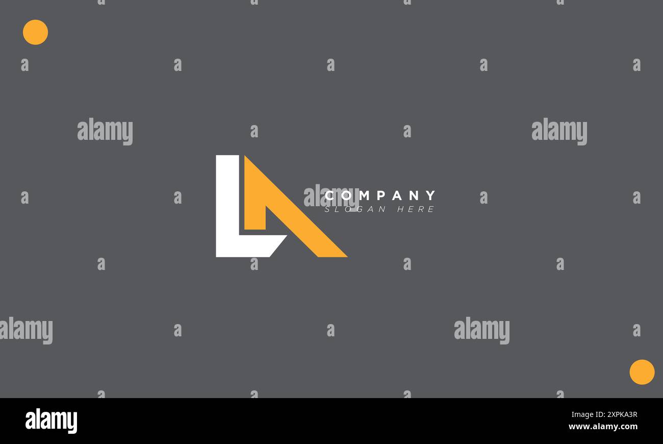 LA Alphabet letters Initials Monogram logo Stock Vector Image & Art - Alamy