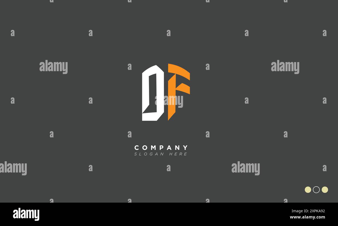 DF Alphabet letters Initials Monogram logo Stock Vector Image & Art - Alamy